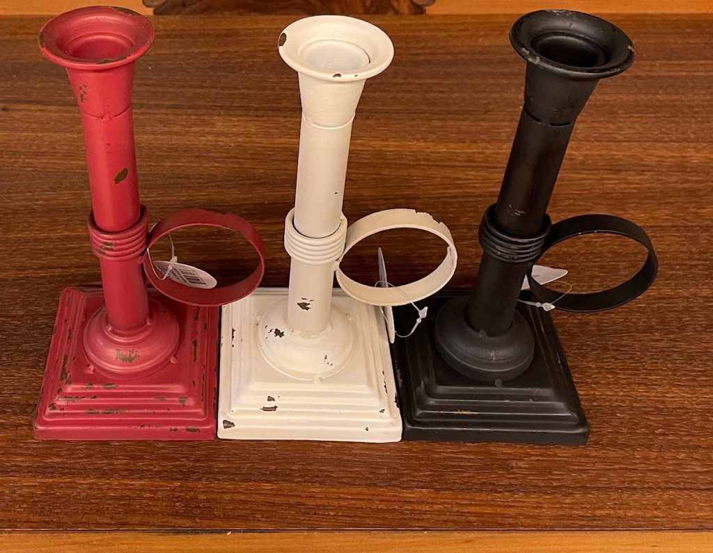 Metal Candle Holder Large